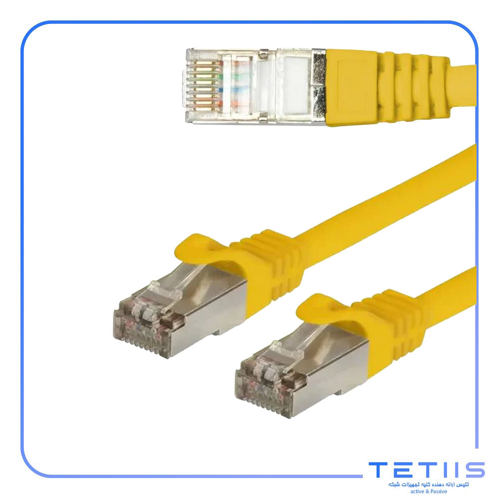 پچ کورد CAT6 SFTP طول 30 سانتی متر K-NCP6S003 کی نت - تتیس