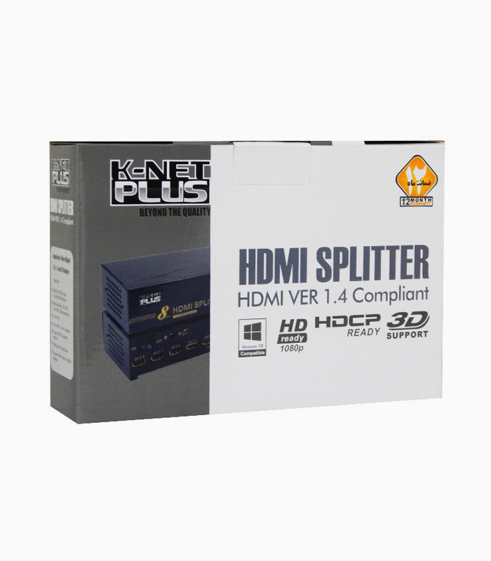 اسپلیتر ۲ پورت HDMI کی نت پلاس KP-SPHD1402 - تتیس